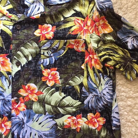 GAP | Shirts | Button Up Hawaiian Shirt Tropical Floral Bundle M | Poshmark
